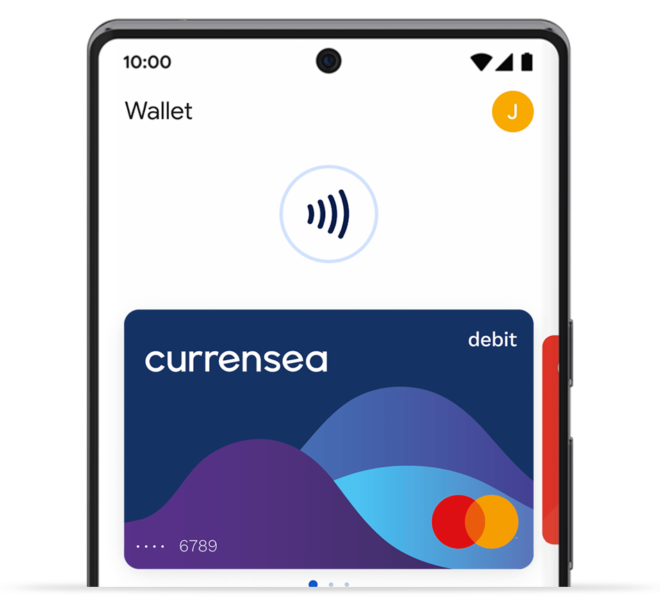 Save over £130 on holiday | Currensea travel debit card