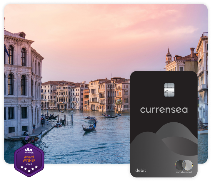 Elite travel debit card | Currensea