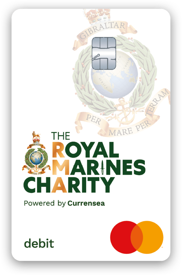 The Royal Marines Charity debit card | Currensea
