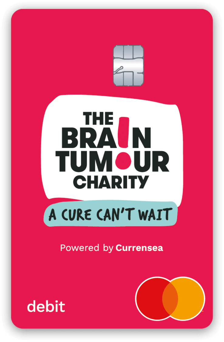 The Brain Tumour Charity debit card | Currensea