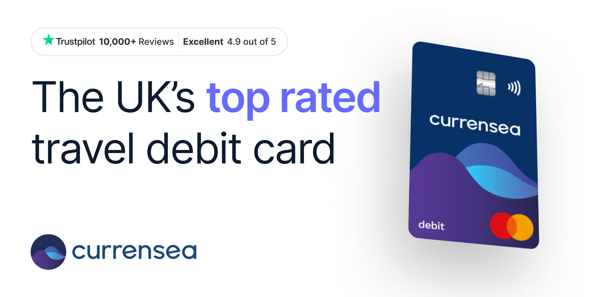 Currensea | The UK's top rated travel debit card